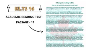 Changes in reading habits: Answers & PDF – IELTS Progress