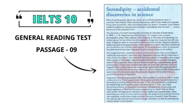 SERENDIPITY - Accidental Discoveries: Reading Answers